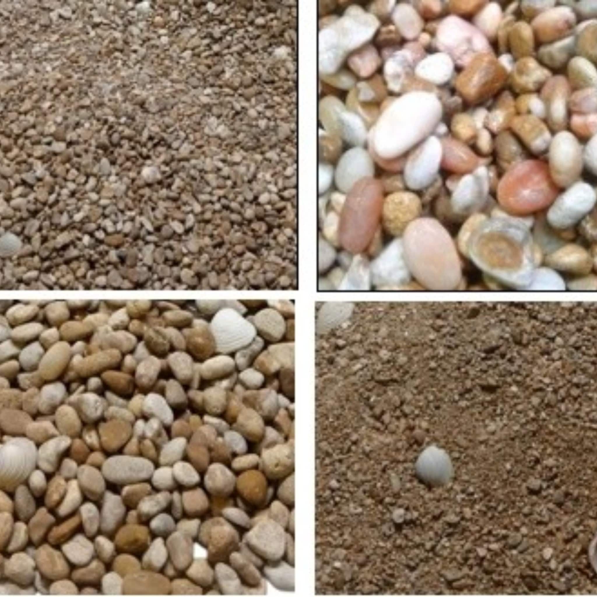 Aquarium Substrates all natural Sand Gravel and Crushed Granite ...